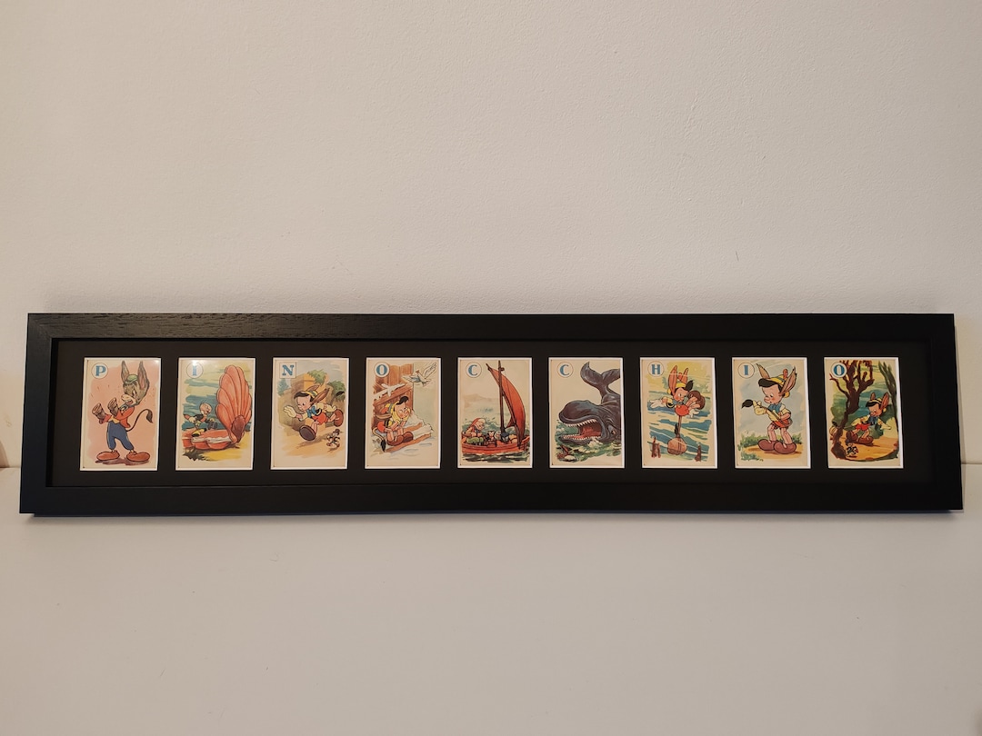1940 Vintage Pinocchio Wall Art, Wall Decor Framed - Etsy UK