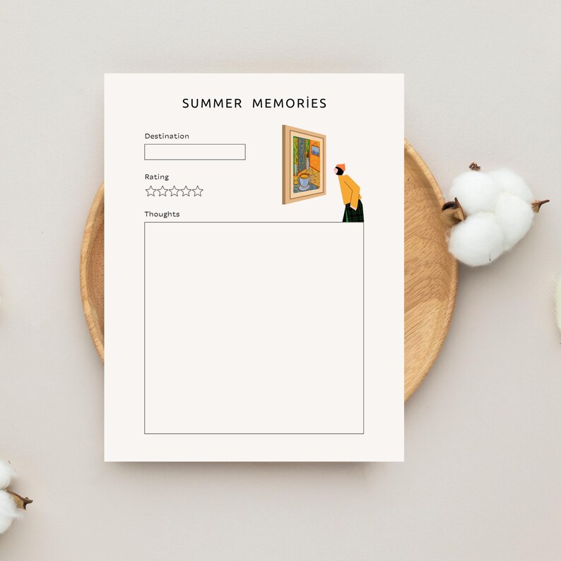 Summer Vacation Planner – Printable Travel Organizer PDF – Packing List ...
