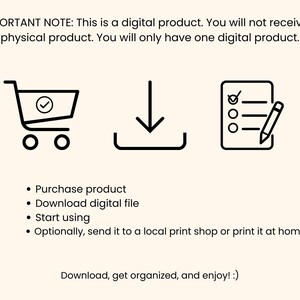 Digital Notebook Pdf-journal PDF Printable Daily Planner-undated ...
