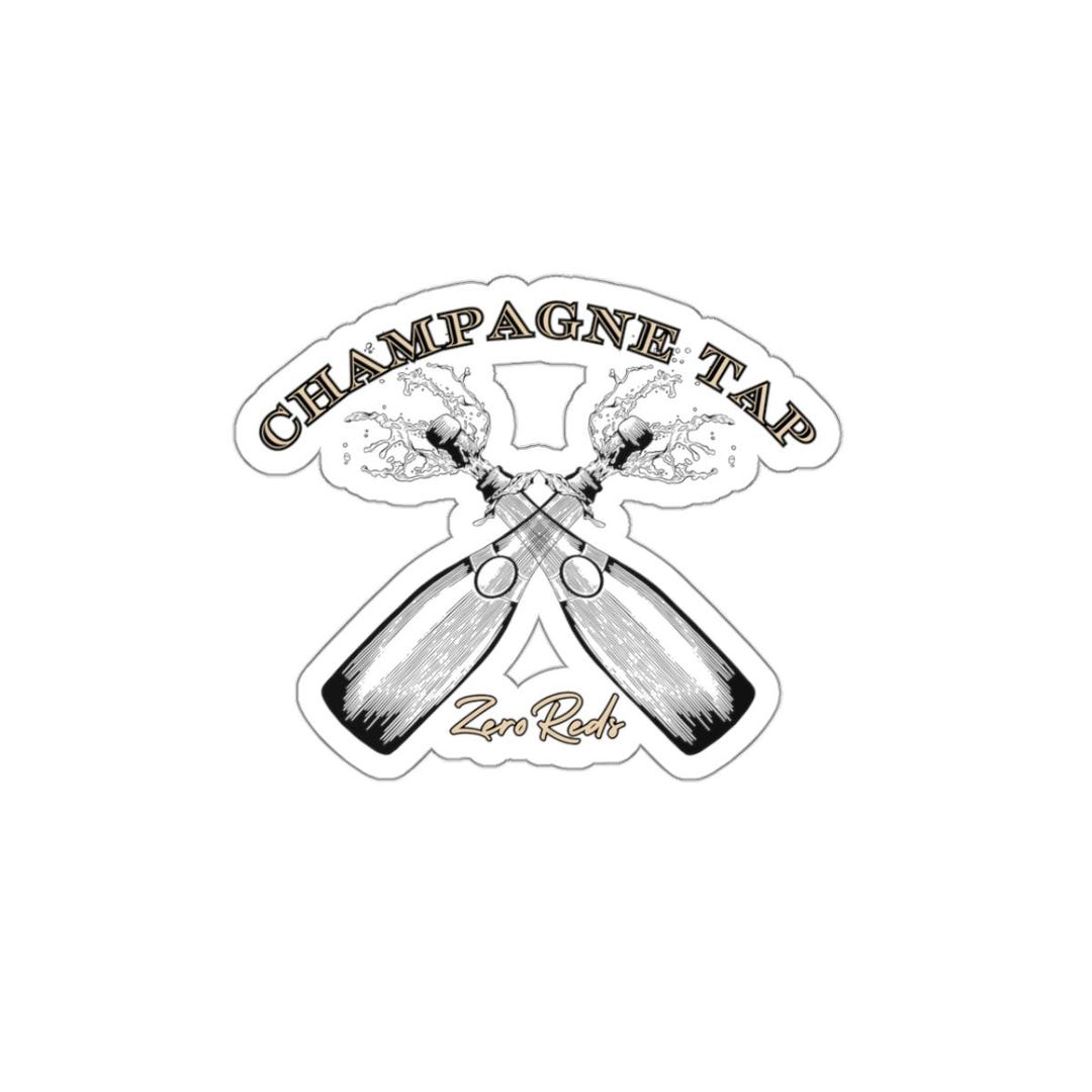 Champagne Tap Decal - Etsy