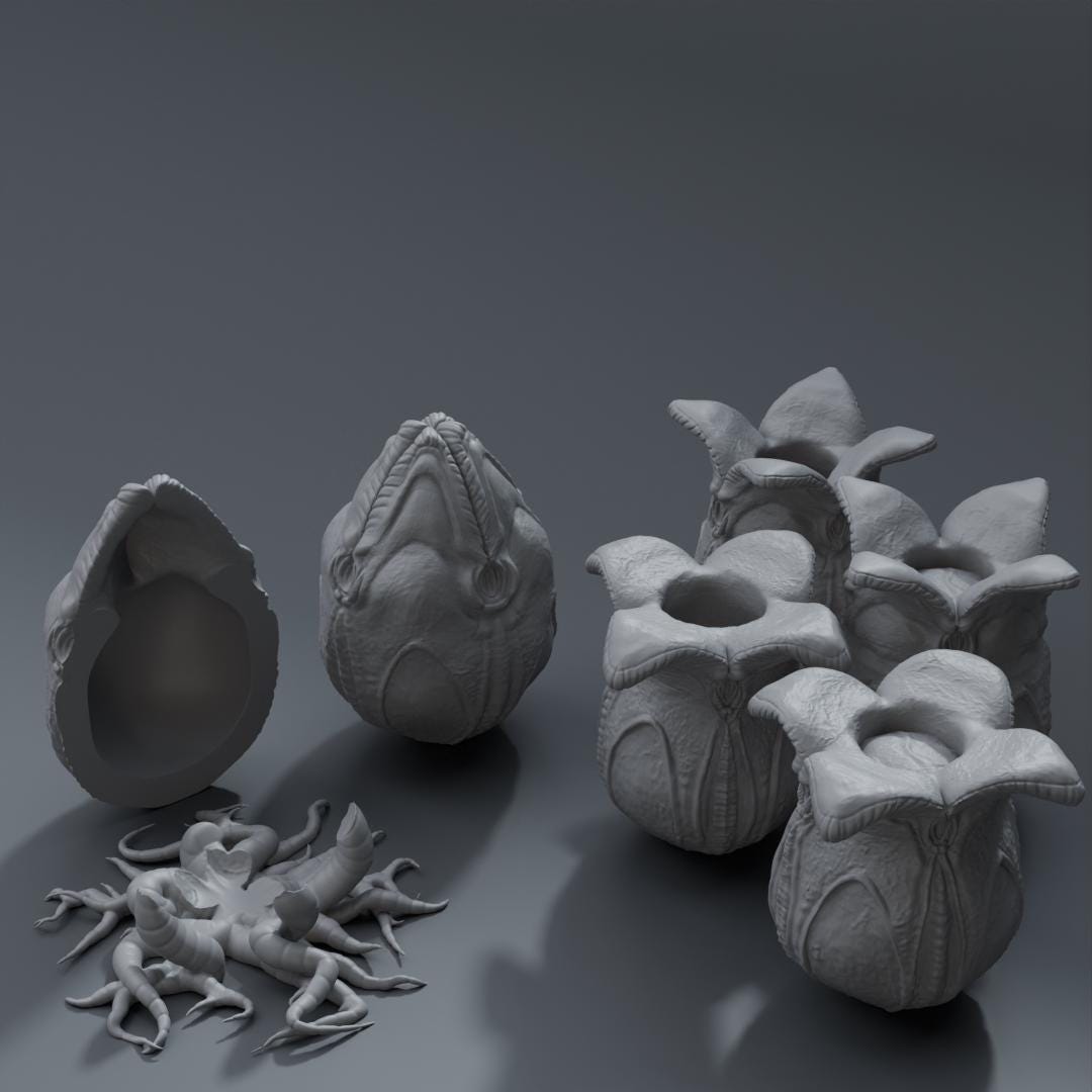Xenomorph Alien Egg (ovomorph) V02 - Etsy