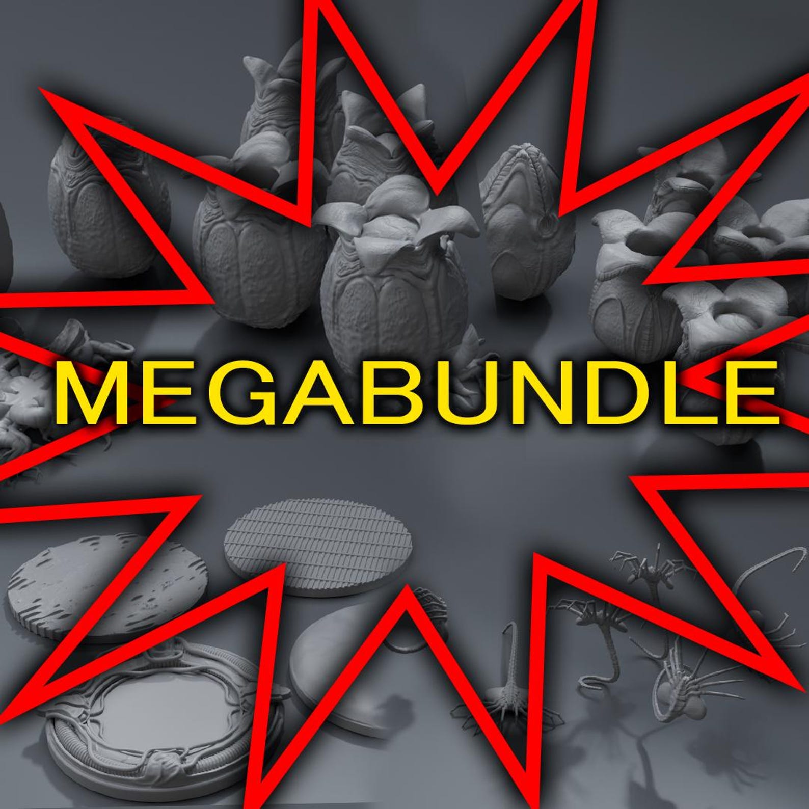 Xenomorph Alien Egg (ovomorph) and Facehugger Mega Bundle - Etsy