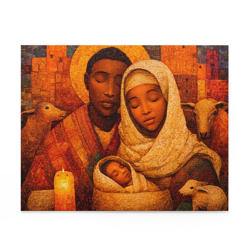 Jesus Mary and Joseph Nativity Puzzle 120/252/500 Piece | Christian ...