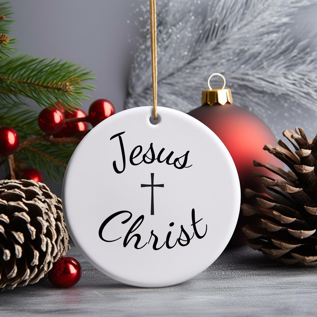Names of Jesus Ornaments, Custom Faith-inspired Christmas Décor, Bible ...