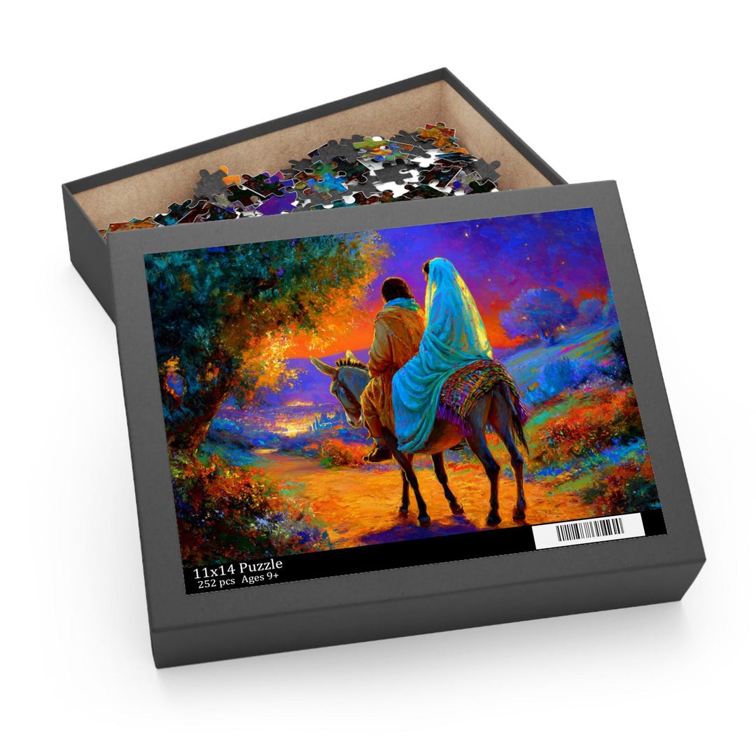 Mary and Joseph Jigsaw Puzzle, Gentle Nativity Scene (500-piece) - Etsy
