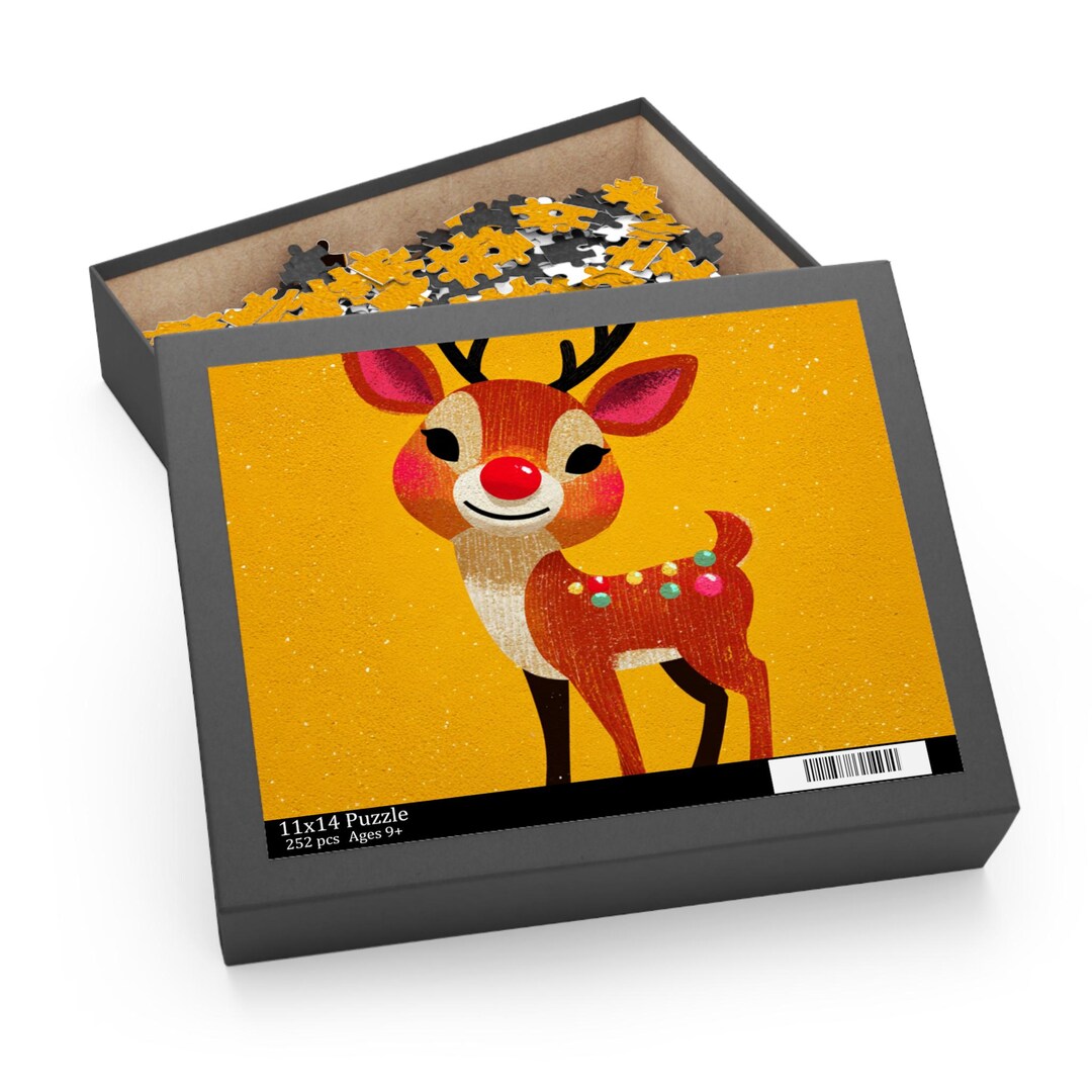 Rudolph the Red-nosed Reindeer Puzzle 120|252|500 Piece - Etsy