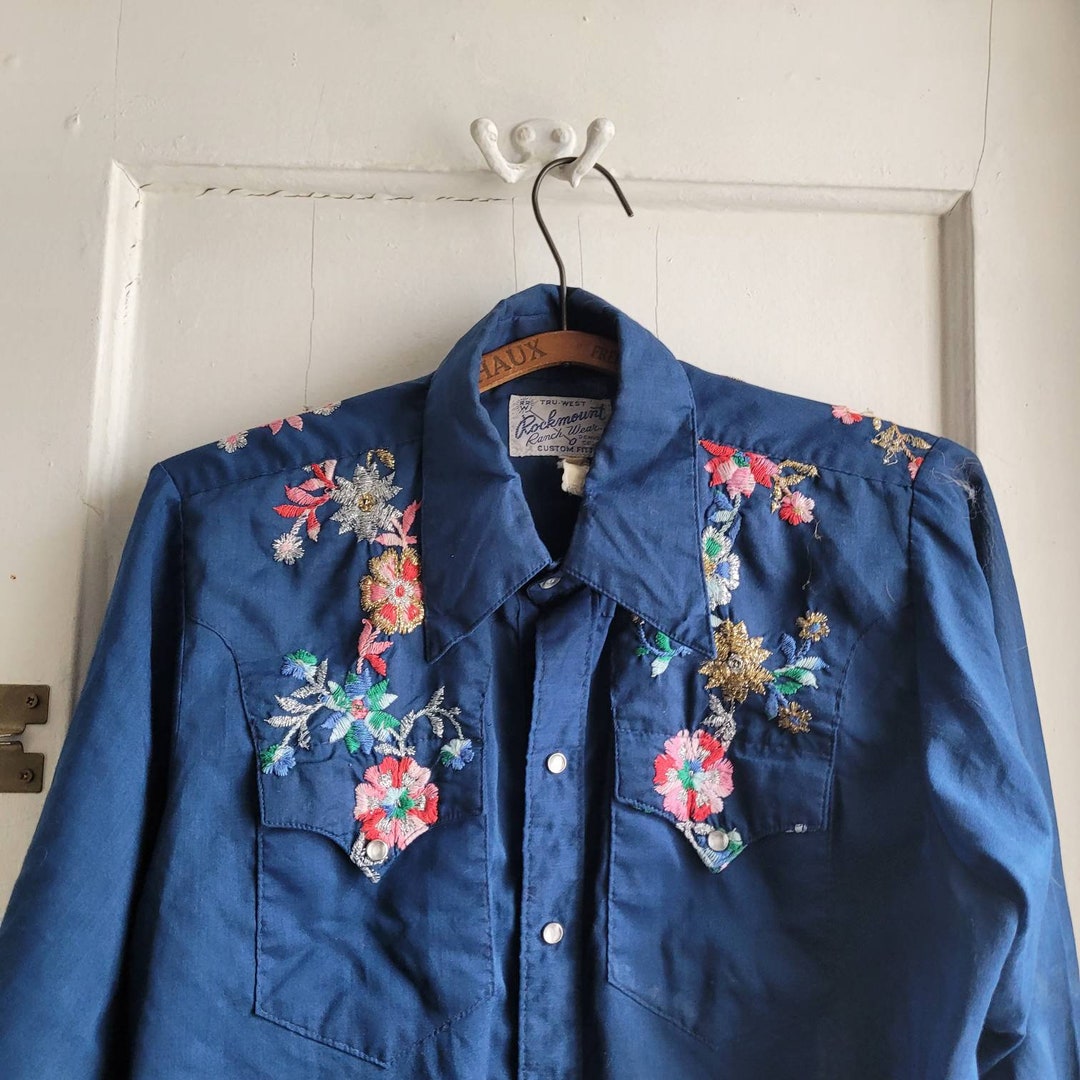 Vintage Western Shirt by Rockmount Ranch Wear| Vintage Cowboy Snap up ...