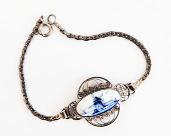 Dutch Delft Bracelet - Etsy