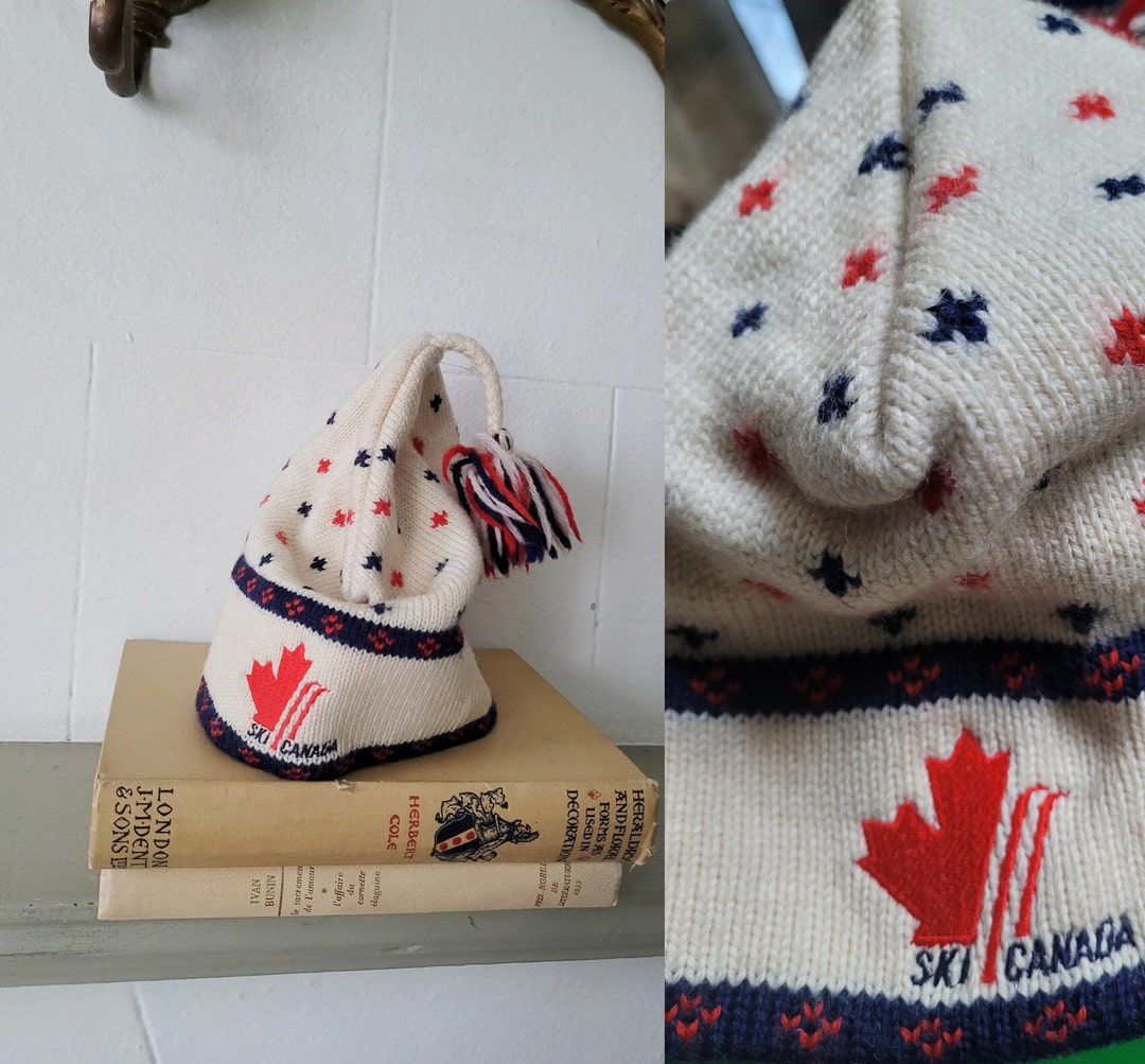 Vintage Murray Merkley Ski Canada Toque Wool Beanie Ski Hat Tuque - Etsy