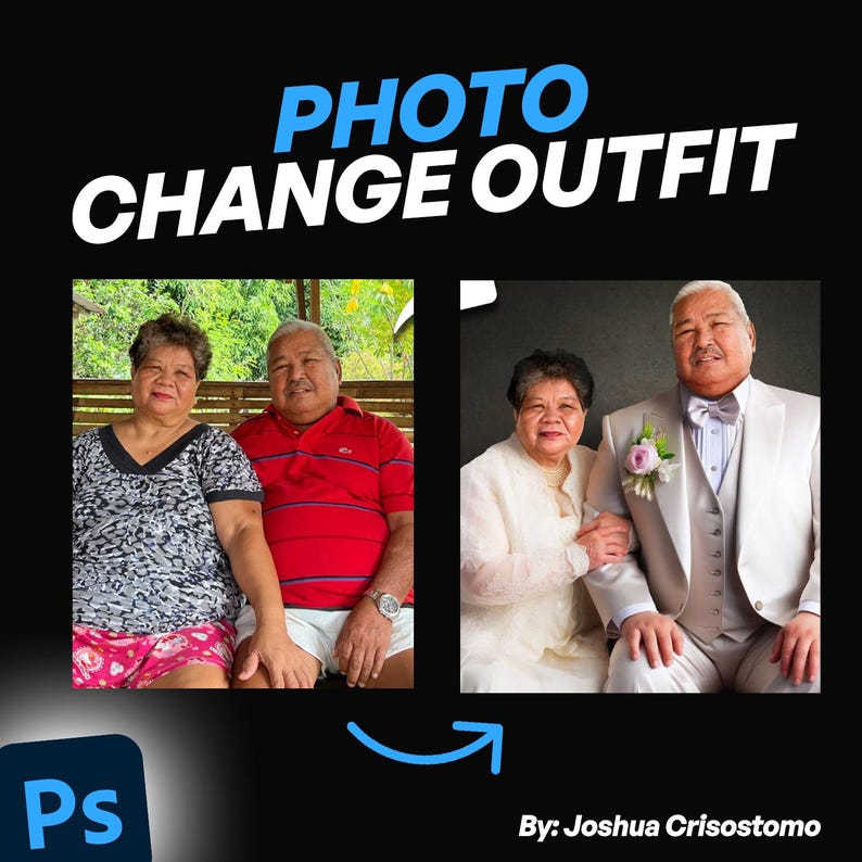 Change Dress Outfit Attire Photoshop Edit Service, Photo Restoring ...