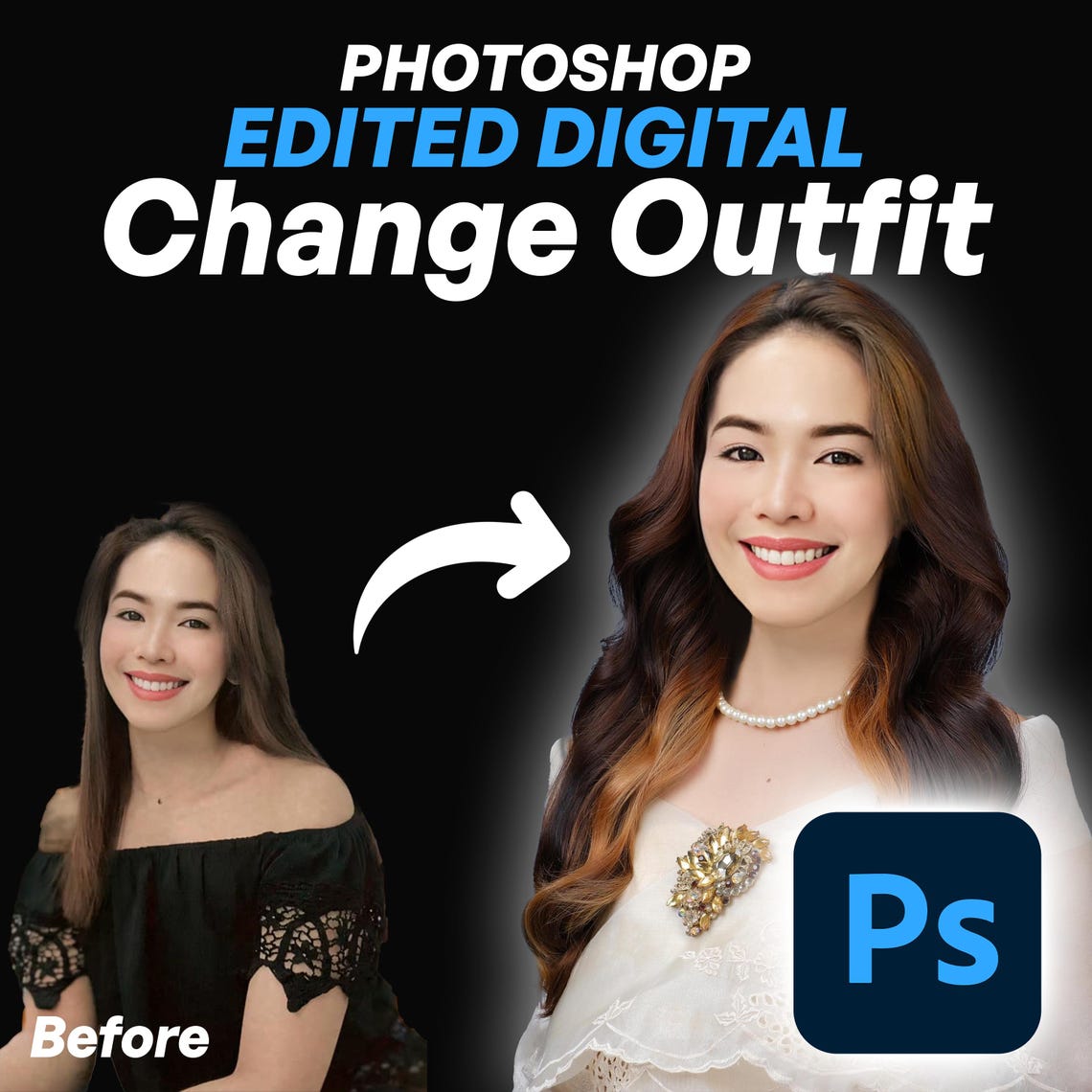 Change Dress Outfit Attire Photoshop Edit Service, Photo Restoring ...