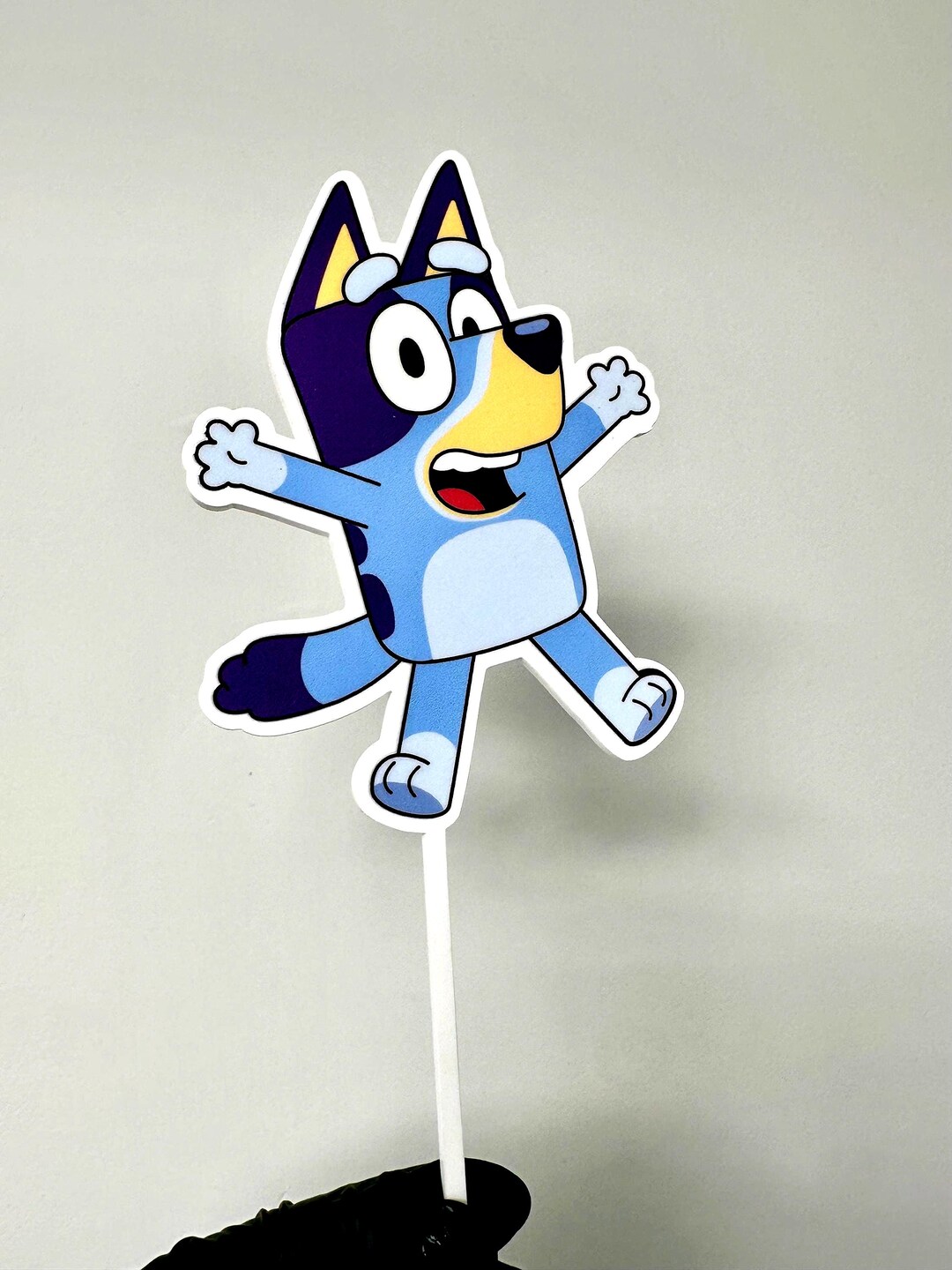 Bluey Inspired Cake Topper | Various Colours | Bluey Theme Cake Topper ...