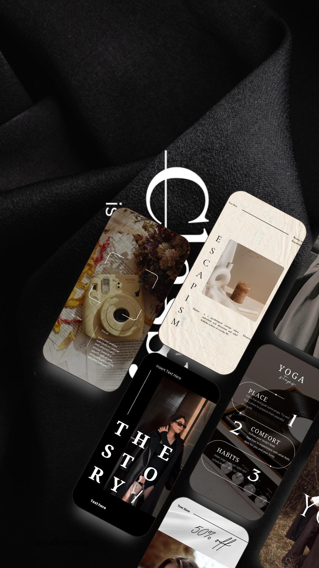 Instagram Editable Template - Etsy