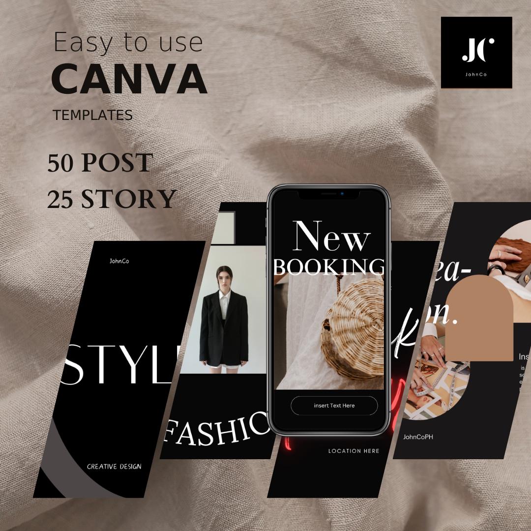 Instagram Editable Template - Etsy