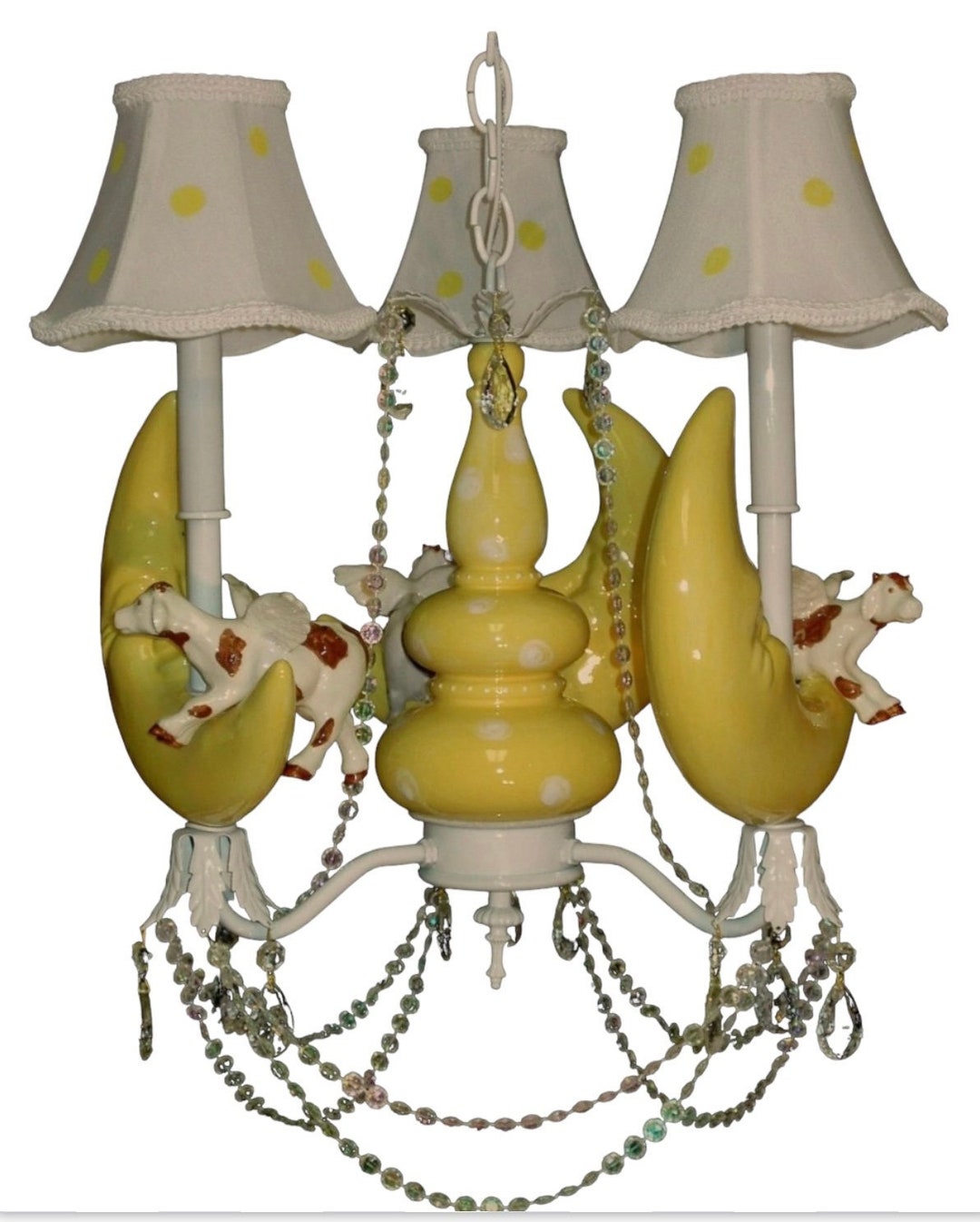Childrens Lighting - Cow Over the Moon - Nursery Rhyme Chandelier ...