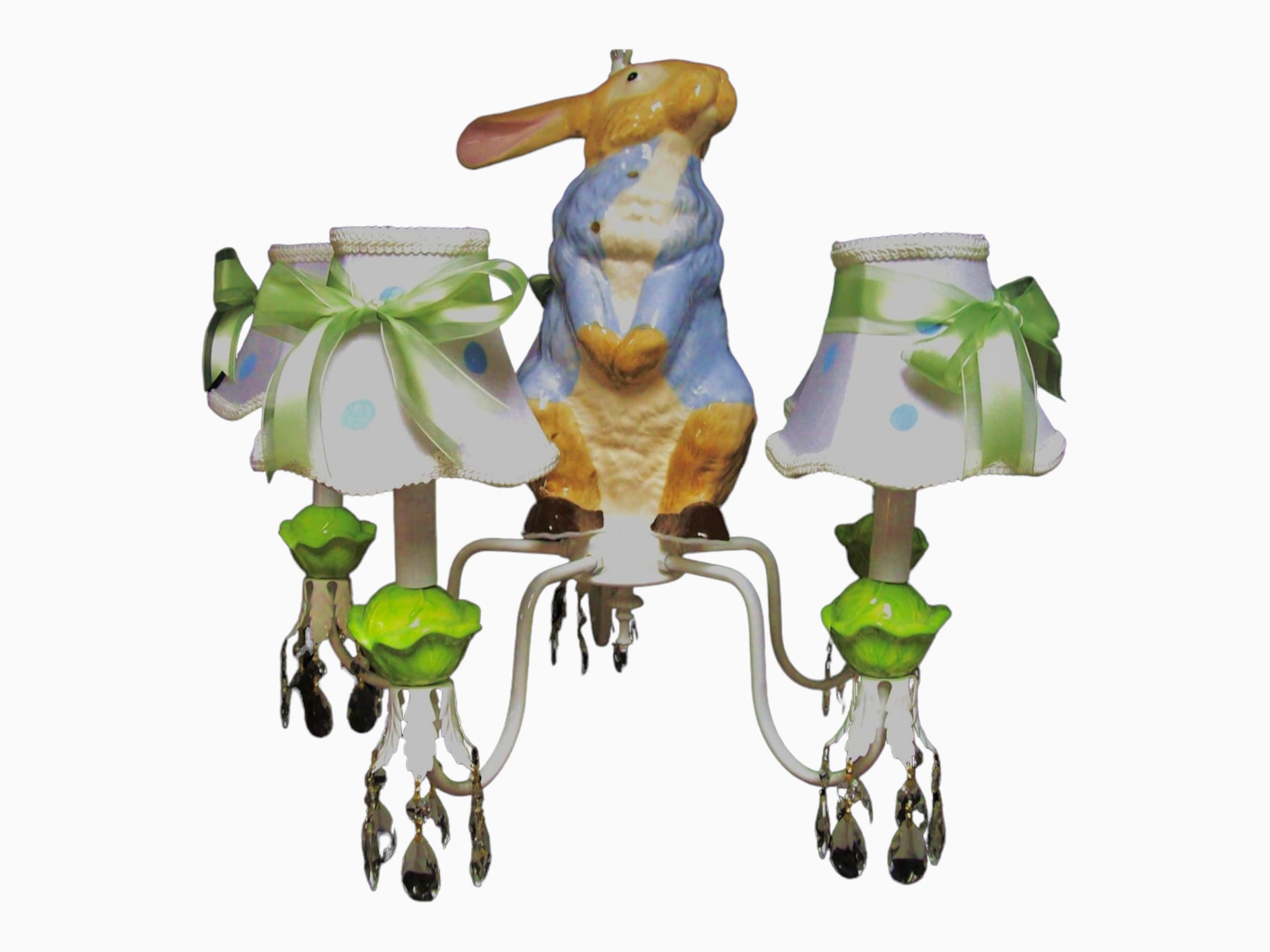 Nursery Chandelier - Peter Rabbit Lighting - Beatrix Potter Nursery ...