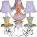 Cinderella Princess Chandelier Girl's Room Lighting Fixture Kid's ...