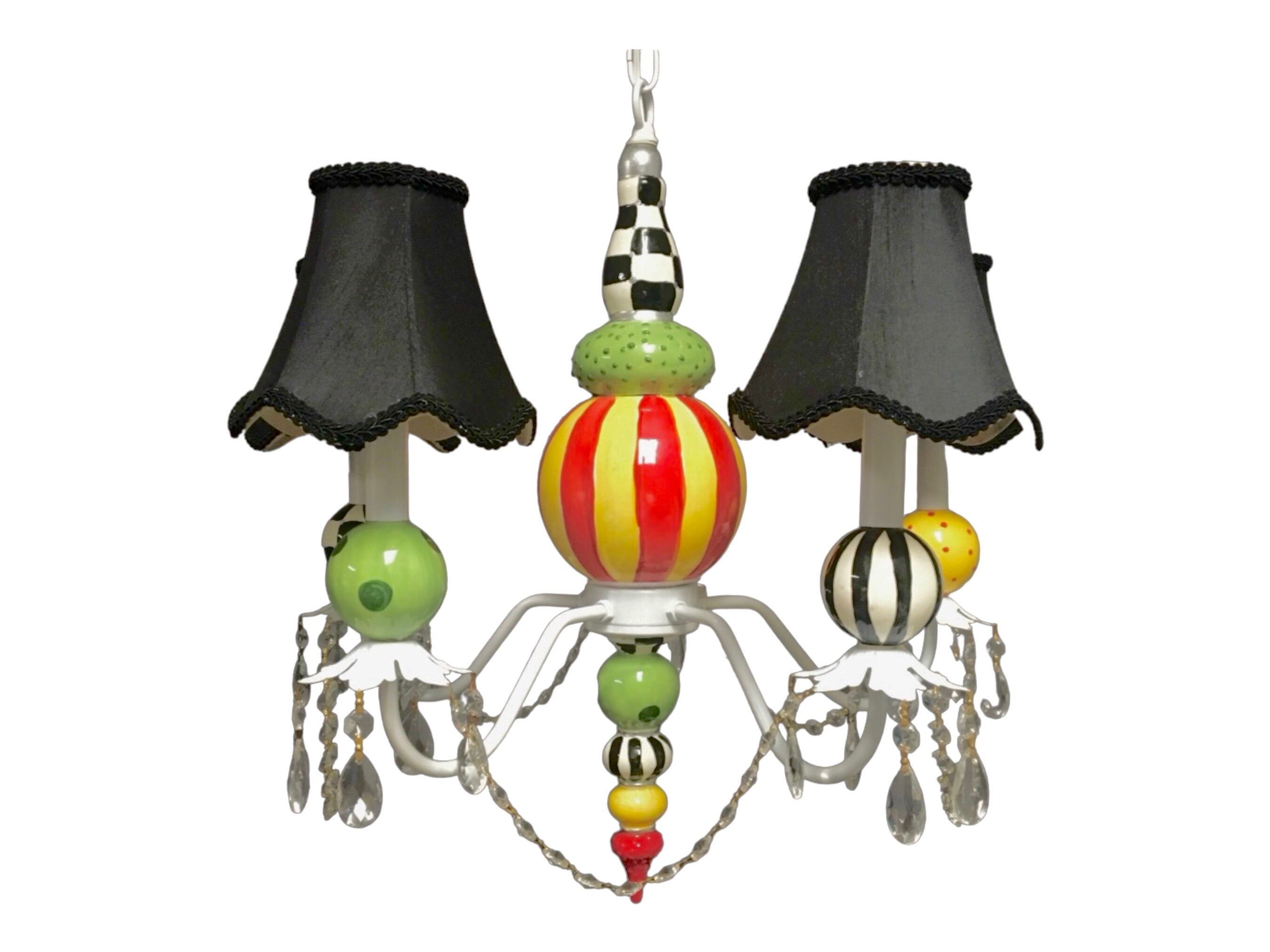 Whimsical Chandelier: Custom Colors, Playroom Lighting - Etsy
