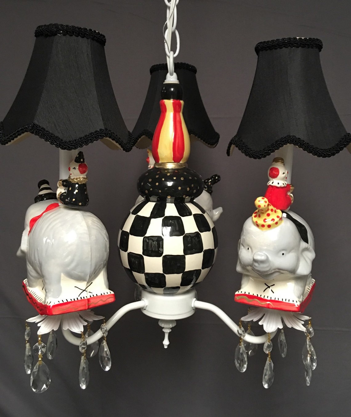 Circus Lighting Children's Circus Chandelier Vintage | Etsy