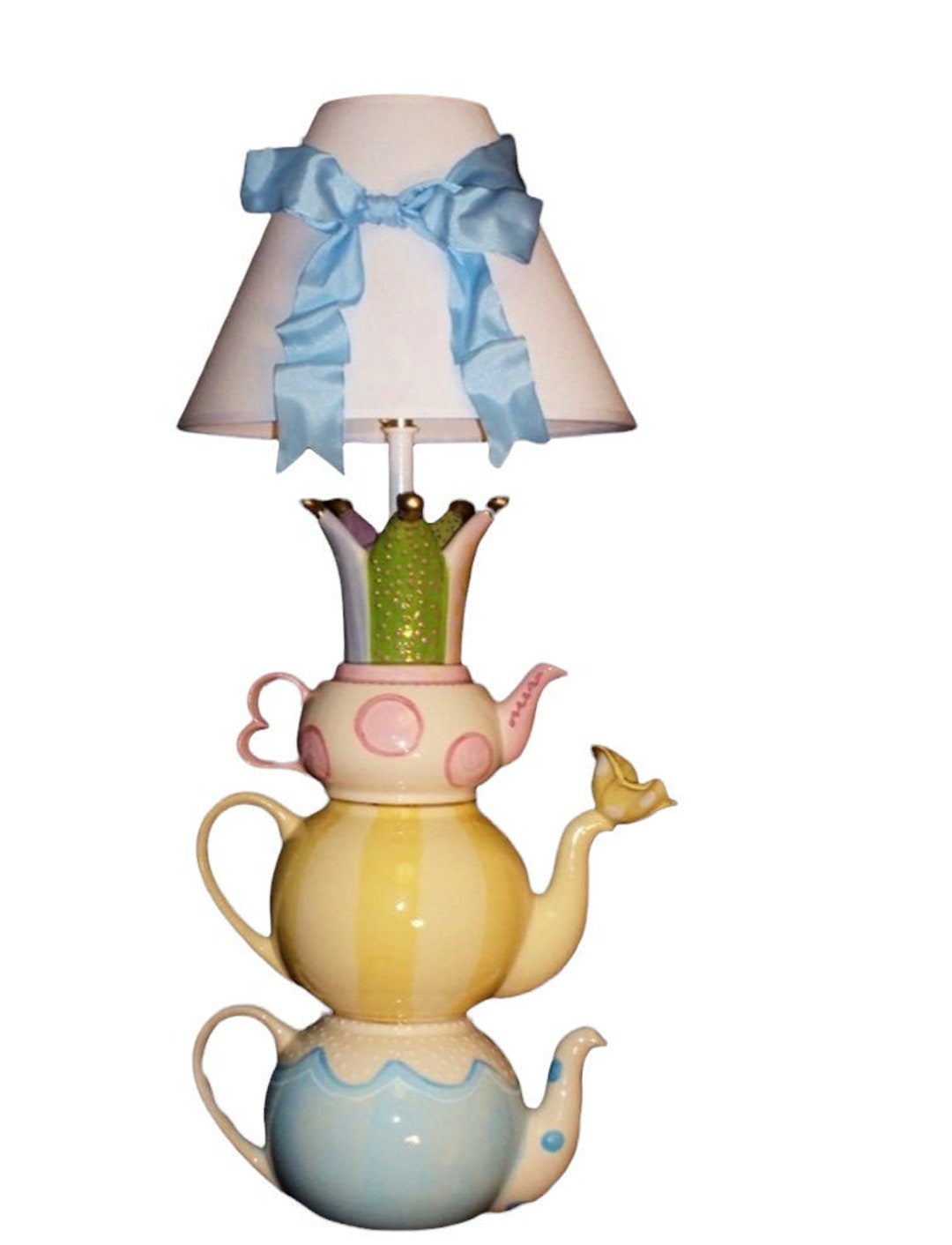Tea Party Teapot Lamp - Etsy