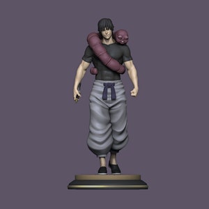 Toji Fushiguro - Jujutsu Kaisen STL Model for 3D Printing Digital Model ...