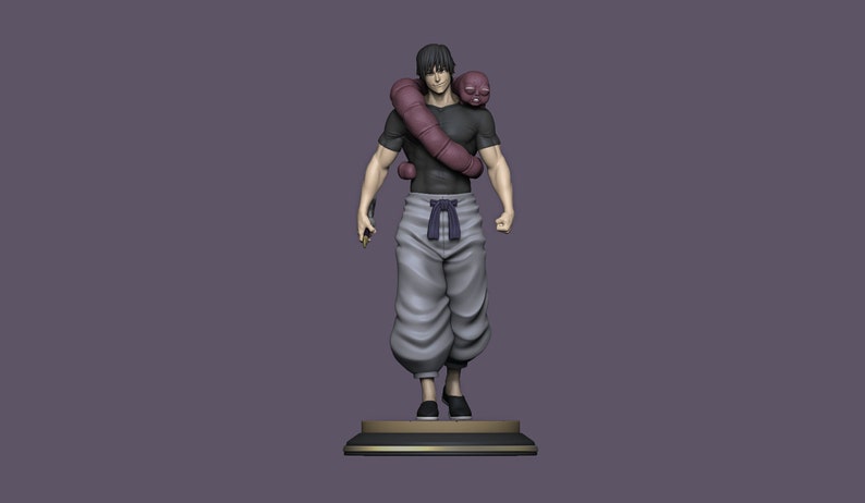 Toji Fushiguro - Jujutsu Kaisen STL Model for 3D Printing Digital Model ...