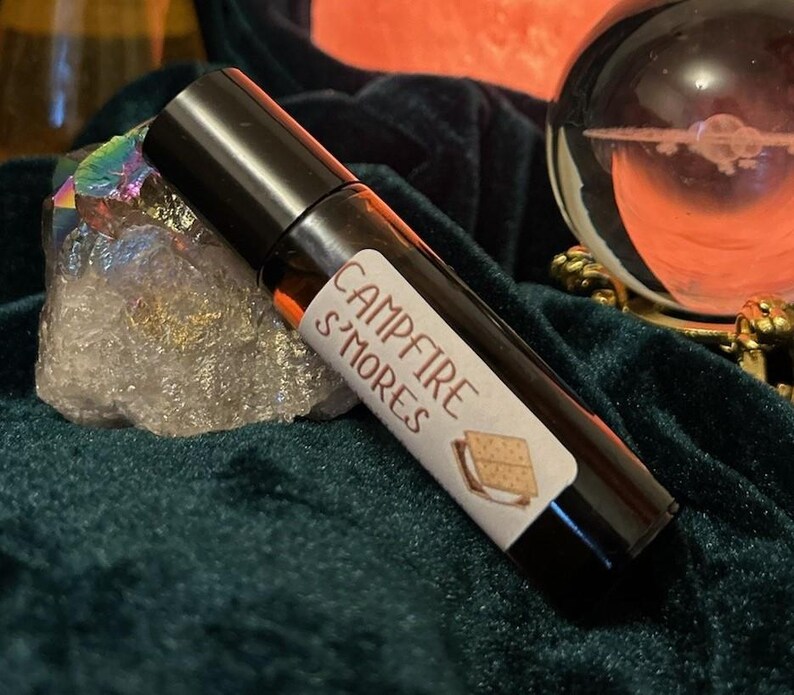Campfire S'mores vanilla Marshmallow Perfume Oil - Etsy
