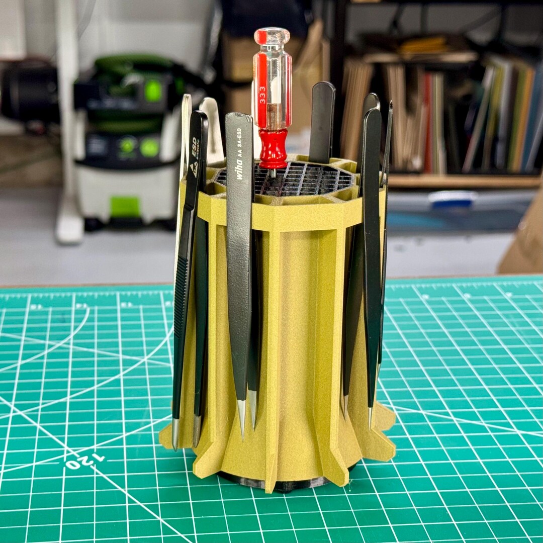Rotating Tweezer Organizer: Hobby Bench Tool Holder - Etsy
