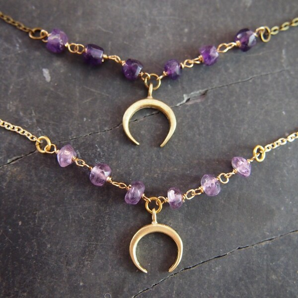 Amethyst Choker - Etsy