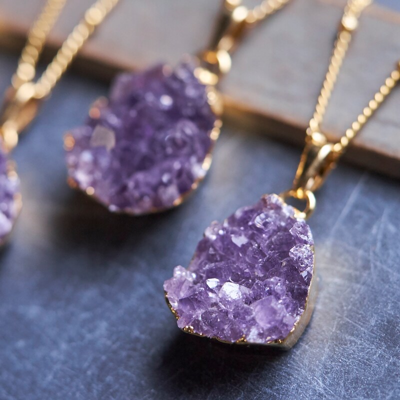 Amethyst Jewelry - Etsy