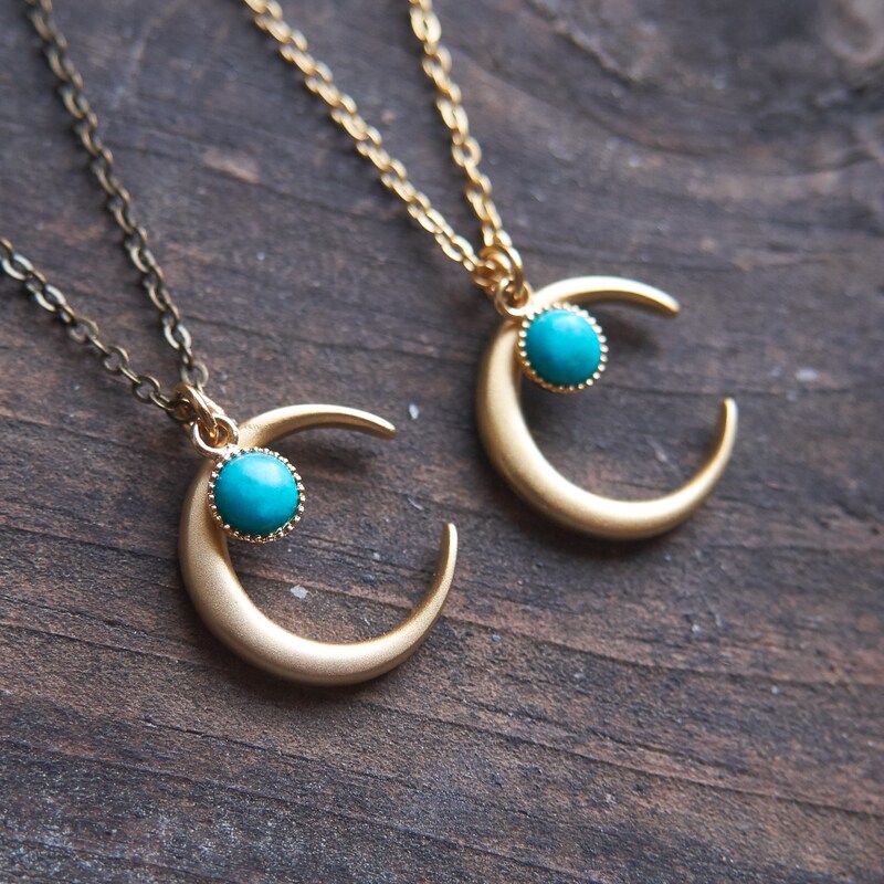 Turquoise Moon - Etsy
