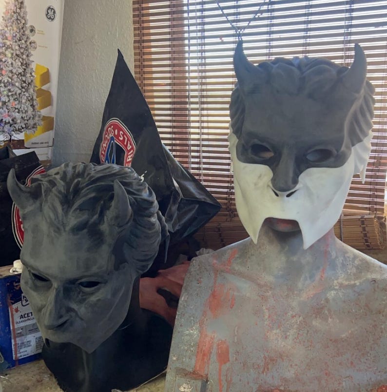 The "rat Infested" Nameless Ghoul Inspired Mask *BLANK* - Etsy