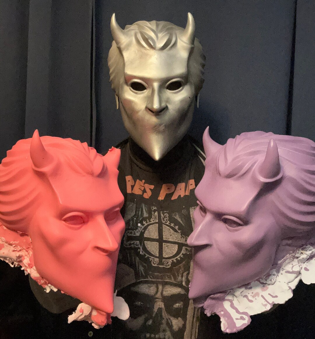 The satan's Sidekick Nameless Ghoul Ghost Inspired Mask DEFECT BLANKS ...