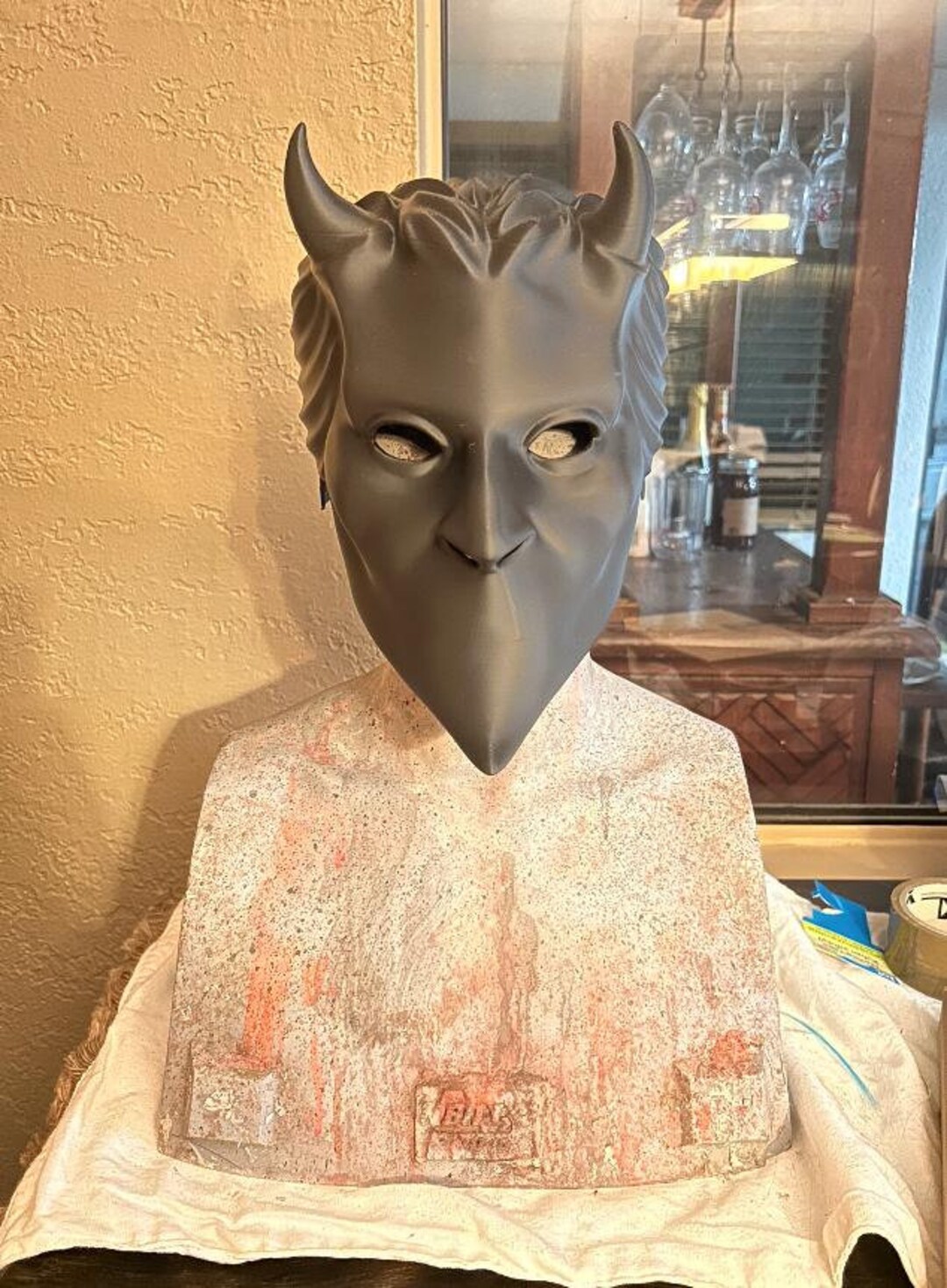 The "satan's Sidekick" Nameless Ghoul Inspired Mask *BLANK* - Etsy