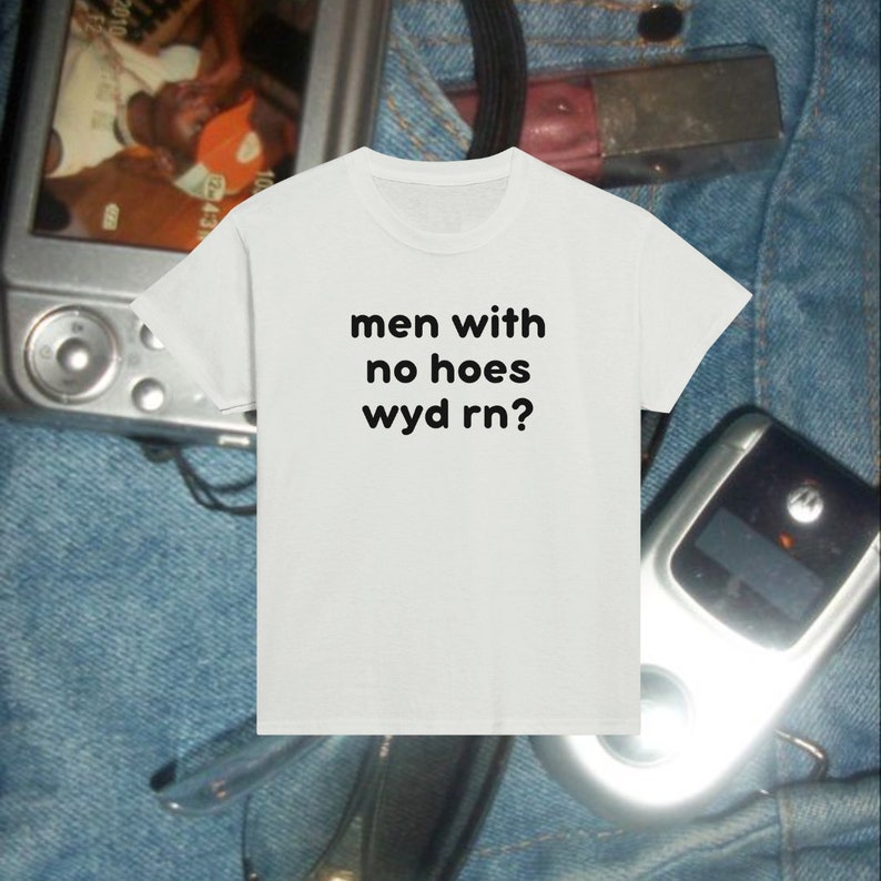 Men With No H*es Baby Tee | Y2K Style Baby Shirt | Funny Graphic Tee ...