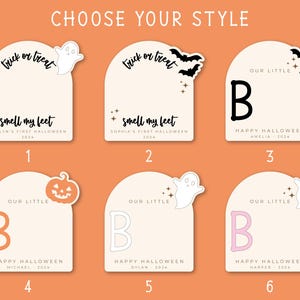 DIY Halloween Footprint Art, My Little Boo Sign, Halloween Kid Craft ...