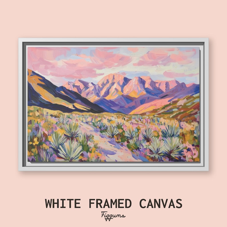 Sandia Mountains Sunset Painting, Albuquerque Desert Landscape Art, New ...