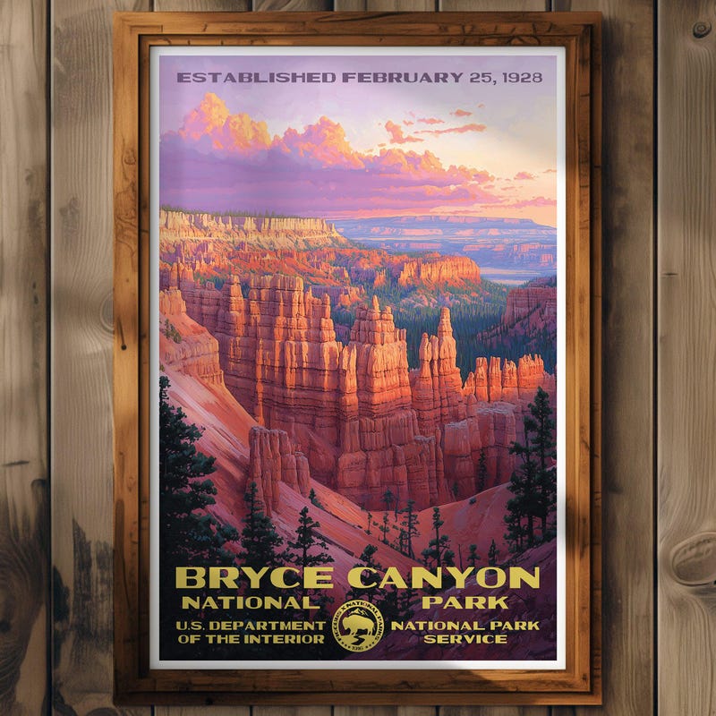 Bryce Canyon Poster - Etsy