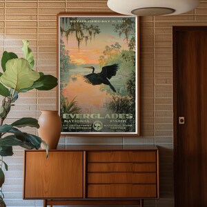 Everglades National Park Poster, Florida Travel Print, Home Decor, Wall ...