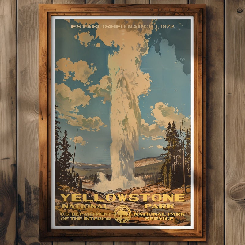 Yellowstone Sign - Etsy