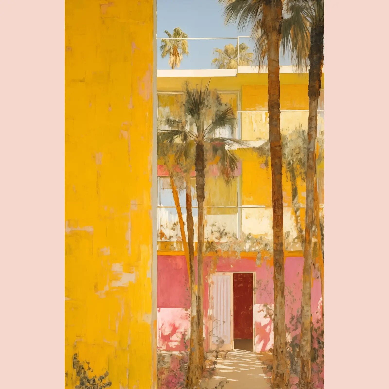 Mellow Afternoon Impressionist Painting Portrait Wall Art Print, Large ...