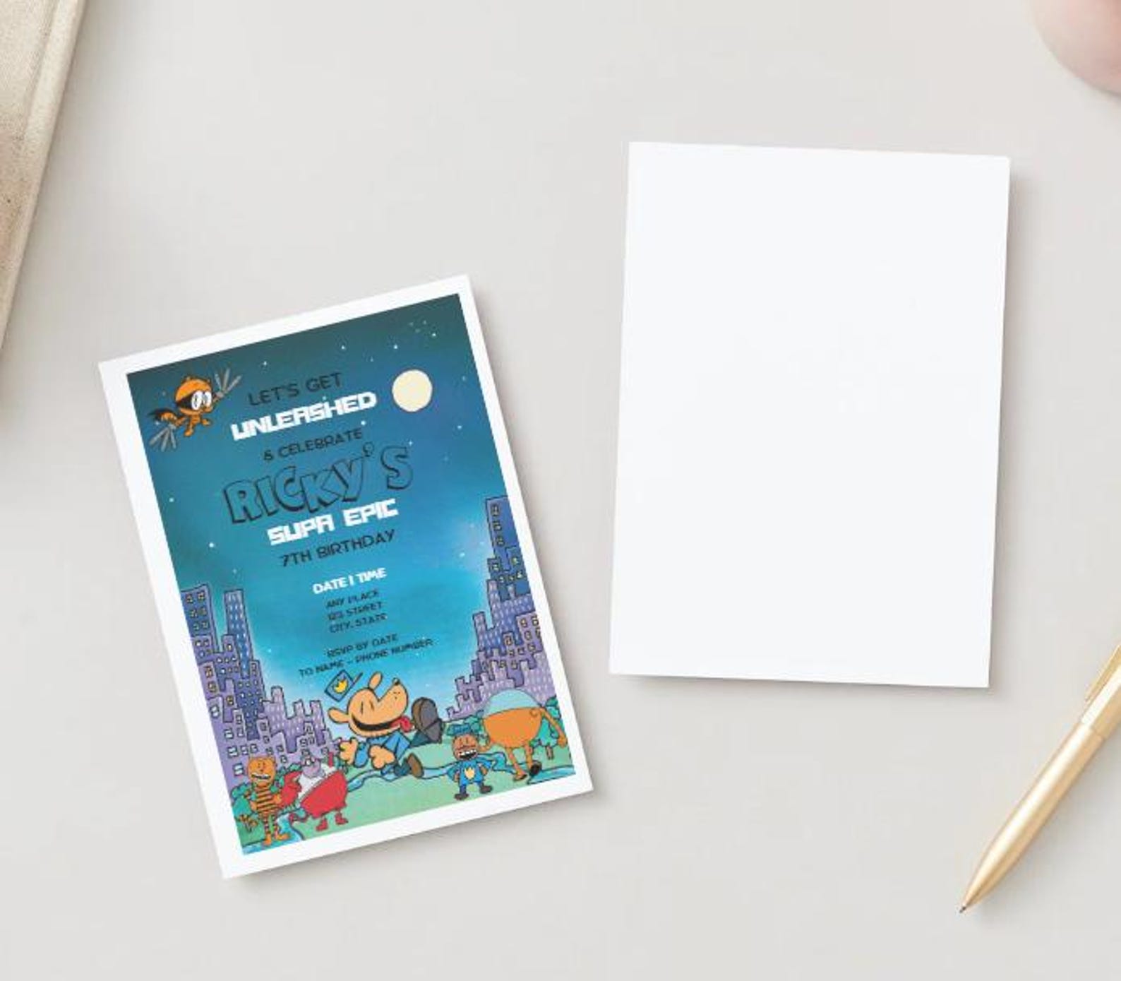 DOGMAN BIRTHDAY INVITATION - Etsy