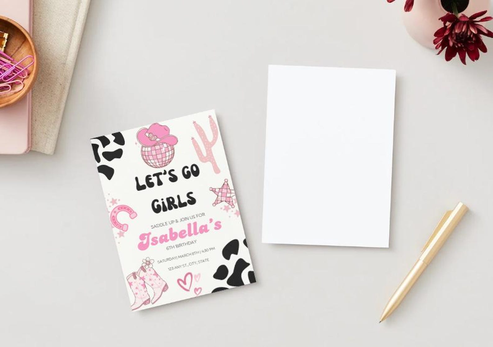 Cowgirl Birthday Theme, Disco Cowgirl, Let's Go Girls, Cowboy Boots ...