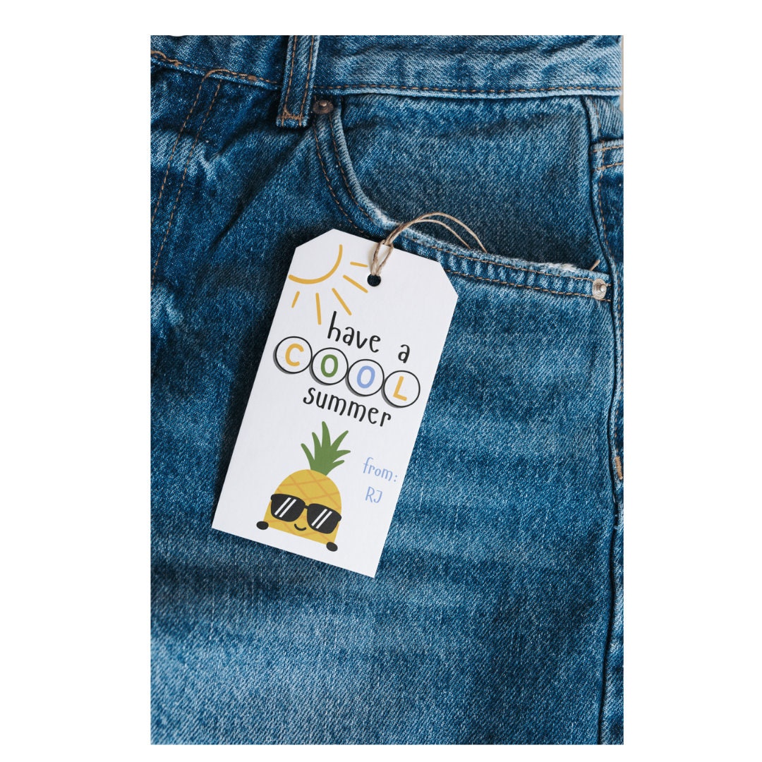 End of Year Gift Tag, Classmate Gift, Have a Cool Summer, Ice Pop, Gift ...