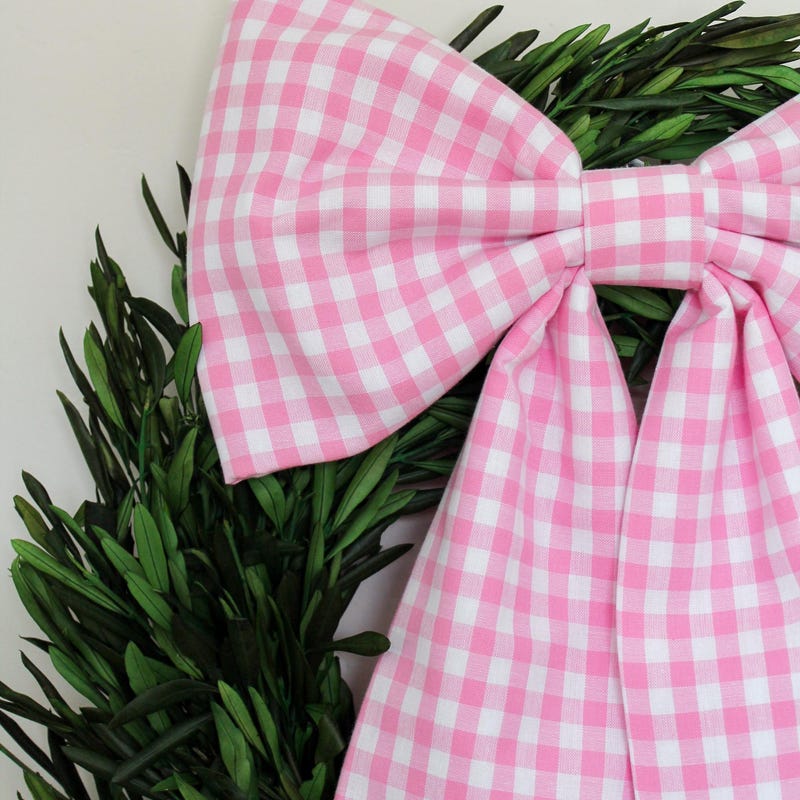 Pink Gingham - Etsy