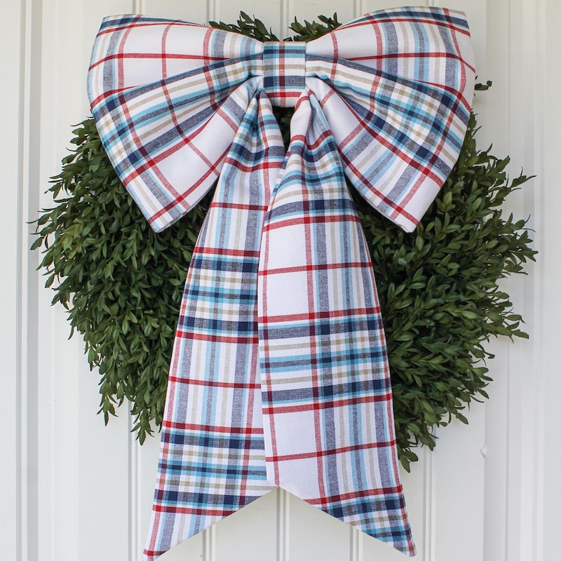 Oversized Patriotic Bow - Etsy