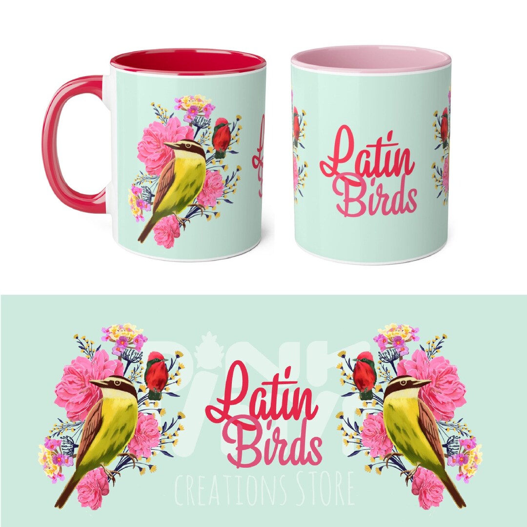 Bring a Dose of Colour to Your Day With This Vibrant Latin Birds Mug ...