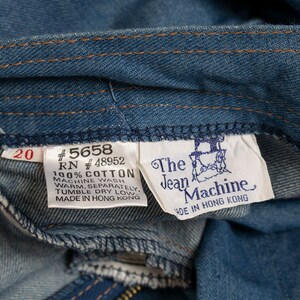 Vintage 1980s Jean Skirt - the Jean Machine - 80s Front 2-way Zip Midi ...