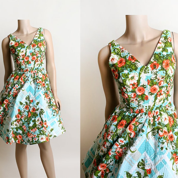 Turquoise Sundress - Etsy