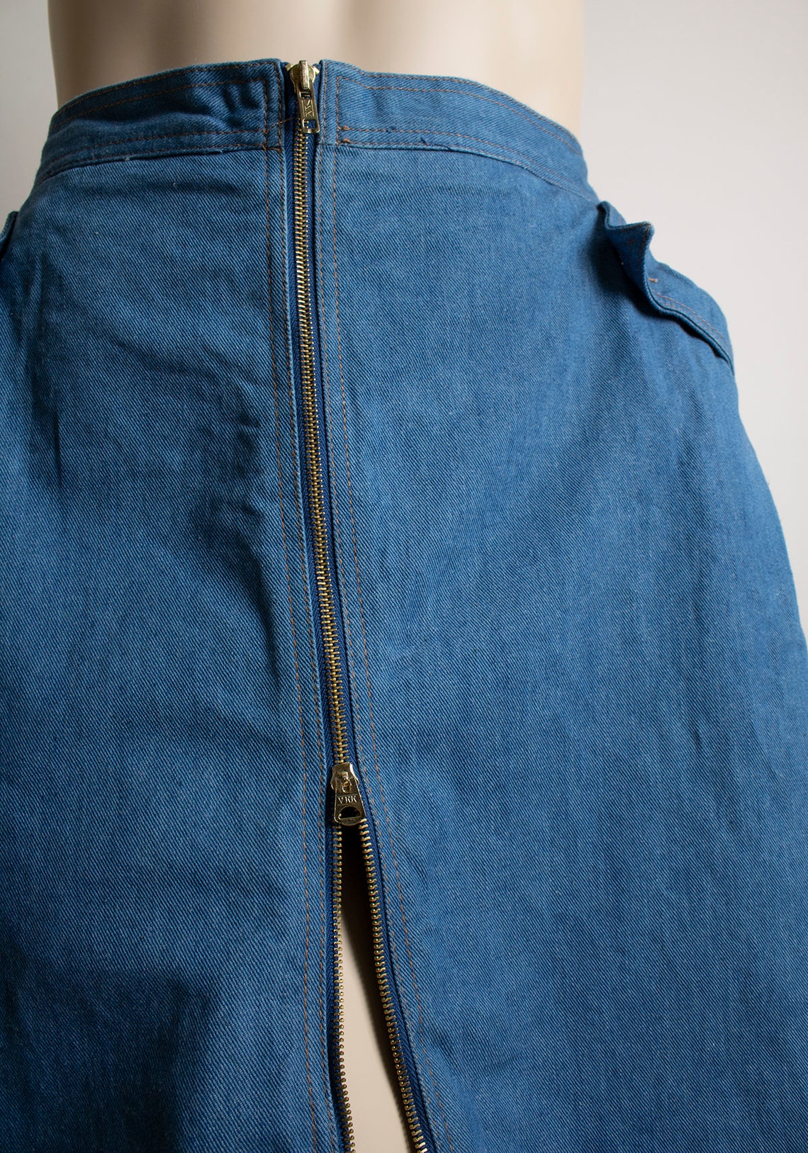 Vintage 1980s Jean Skirt The Jean Machine 80s Front 2-Way | Etsy